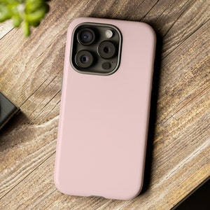 Solid Light Pale Pink Phone Case for iPhone 15 14 13 Pro Max - Etsy