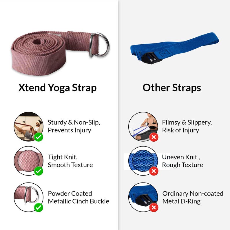 Yoga Stretching Strap | Exercise Belt | Yoga Strap Belt - Etsy