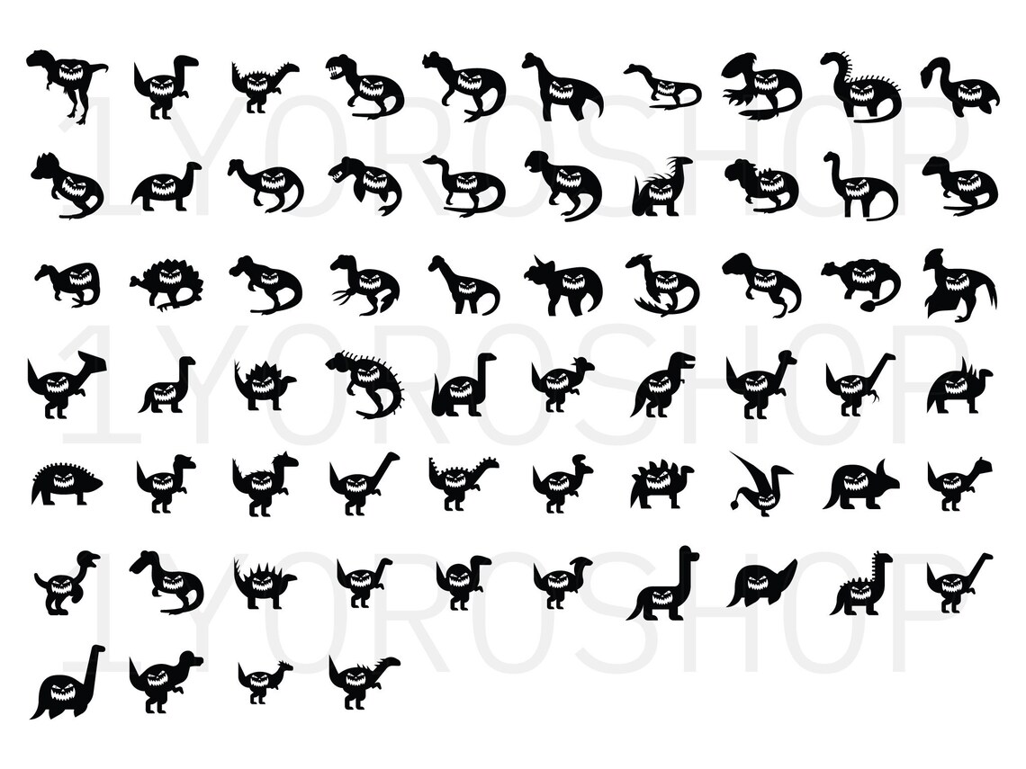 Halloween Dinosaur Svg Kids,halloween Svg, Halloween, Horror Svg ...