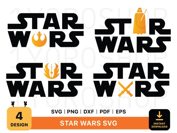 Star Wars SVG Star Wars Svg Bundle Star Wars Vector Star - Etsy