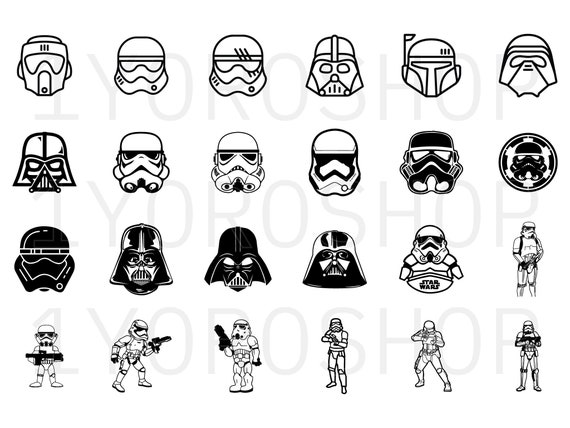 Star Wars Stormtrooper Helmet Clipart