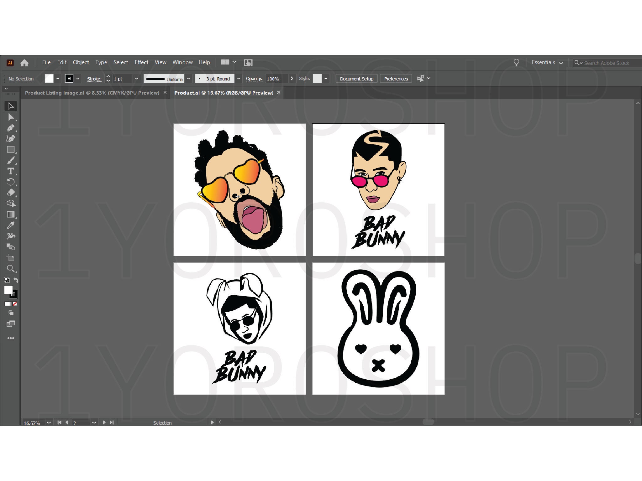 Bad Bunny Svg, Bad Bunny Svg Bundle, Bad Bunny, Bad Bunny Logo Svg, Bad ...