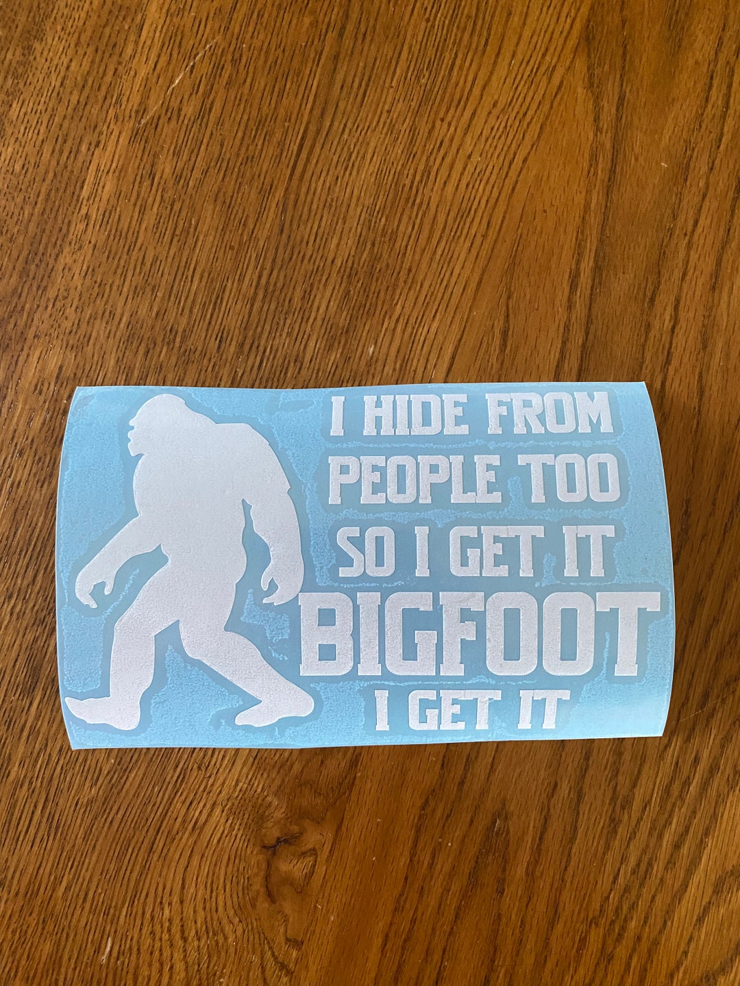Bigfoot Decal, Car Decal, Car Sticker, Bigfoot Sticker, Sasquatch - Etsy