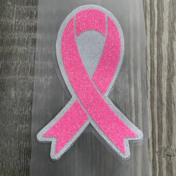 Pink Ribbon Decal - Etsy