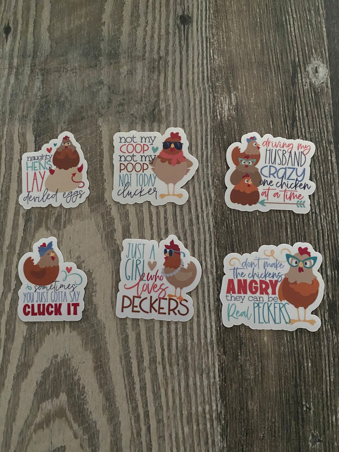 Inappropriate Chicken Stickers, Laptop Stickers, Chickens, Water Bottle ...