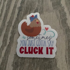 Inappropriate Chicken Stickers, Laptop Stickers, Chickens, Water Bottle ...