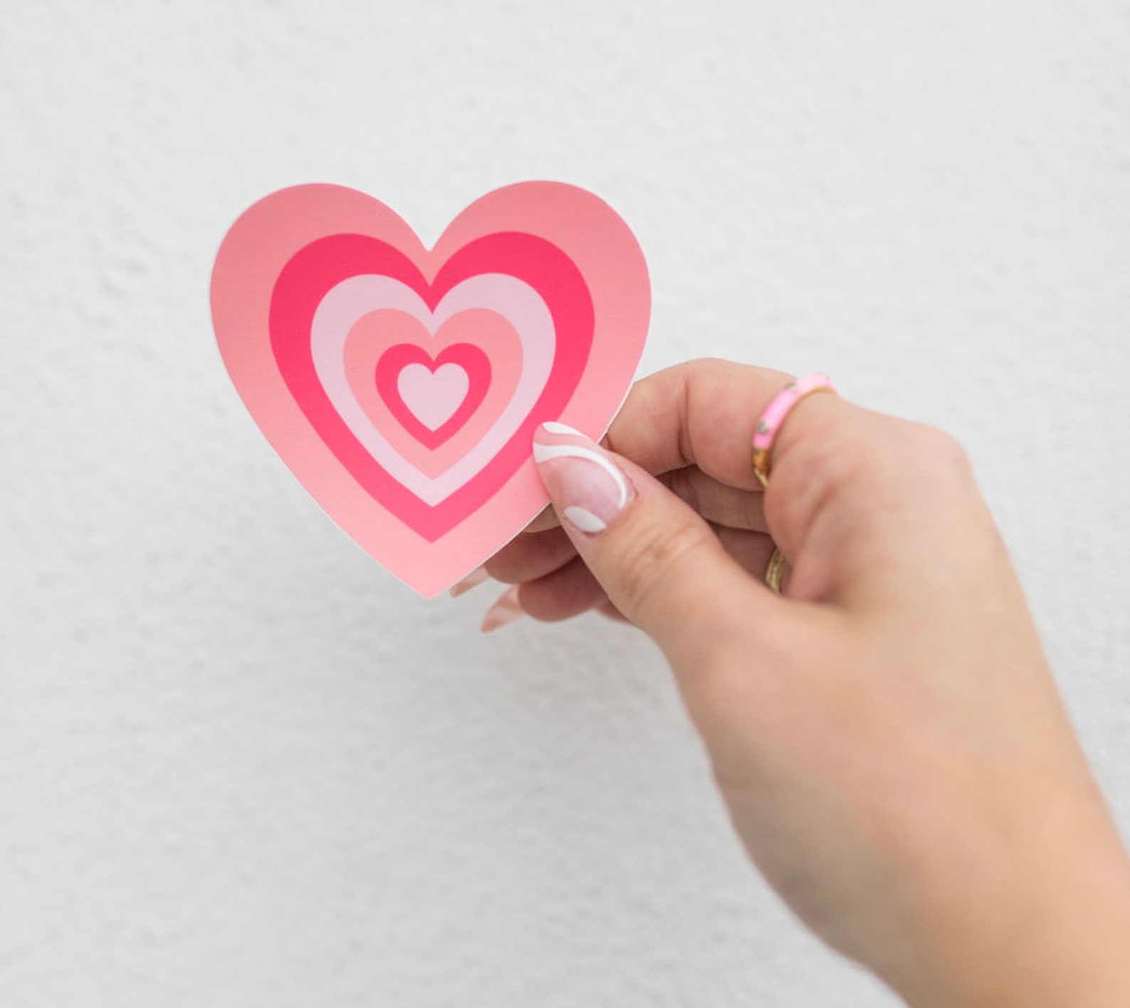 Y2K Heart Sticker / pegatina de parachoques de corazón / - Etsy España