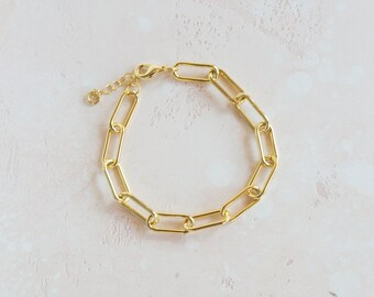Chunky Paperclip Bracelet - Etsy