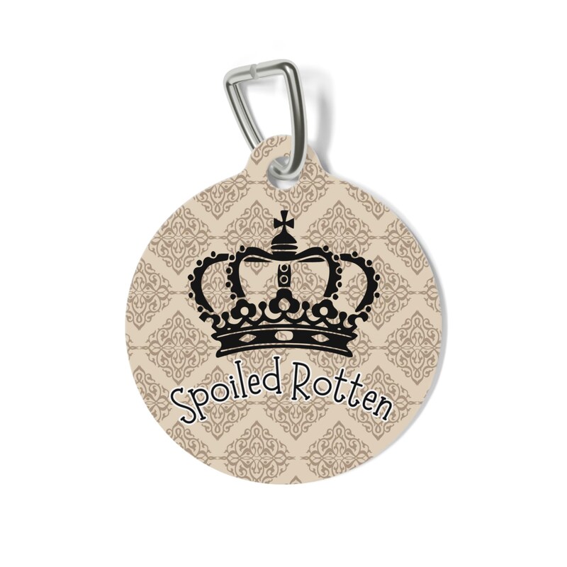 Spoiled Rotten Dog Tag - Etsy