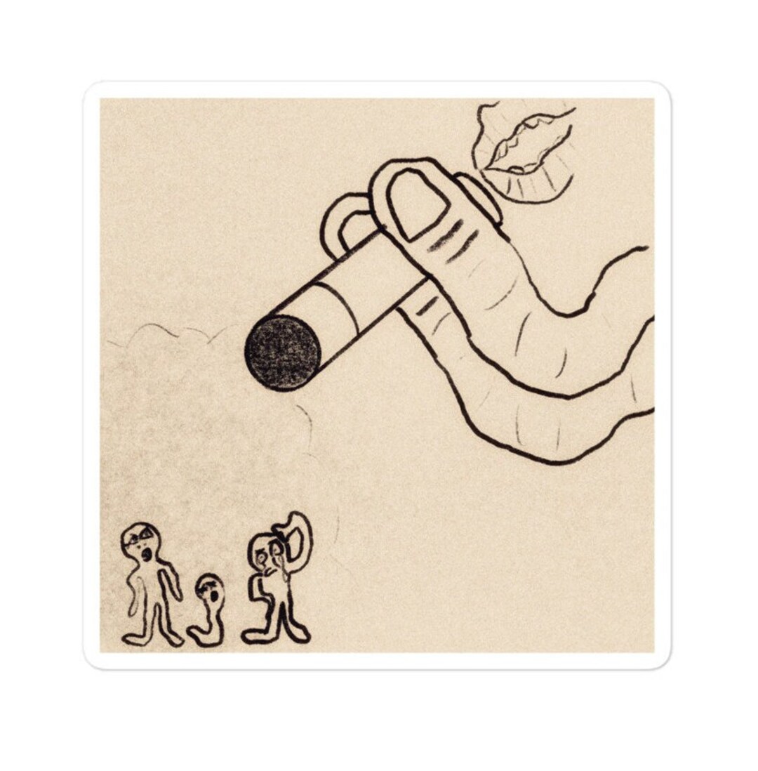 The World's Their Smoking Section sticker - Etsy