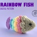 Fish Bone Crochet Pattern PDF Dead Fish Amigurumi, Cat Toy Crochet ...