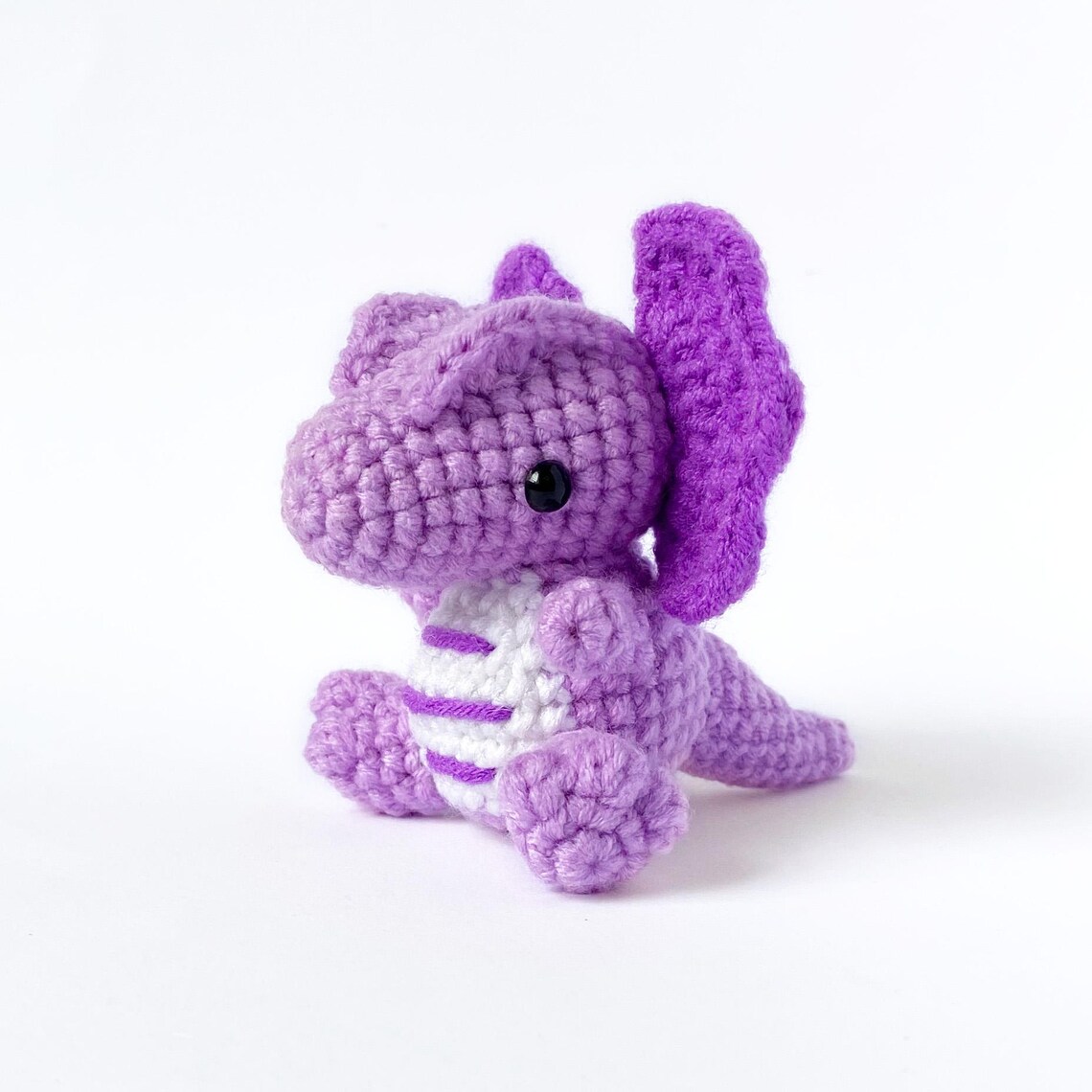 Dilophosaurus Crochet Pattern (PDF) Dinosaur Amigurumi, Crochet Cute ...