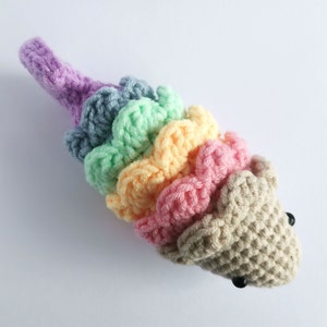 Rainbow Fish Crochet Pattern (PDF) Colorful Fish Amigurumi, Crochet ...