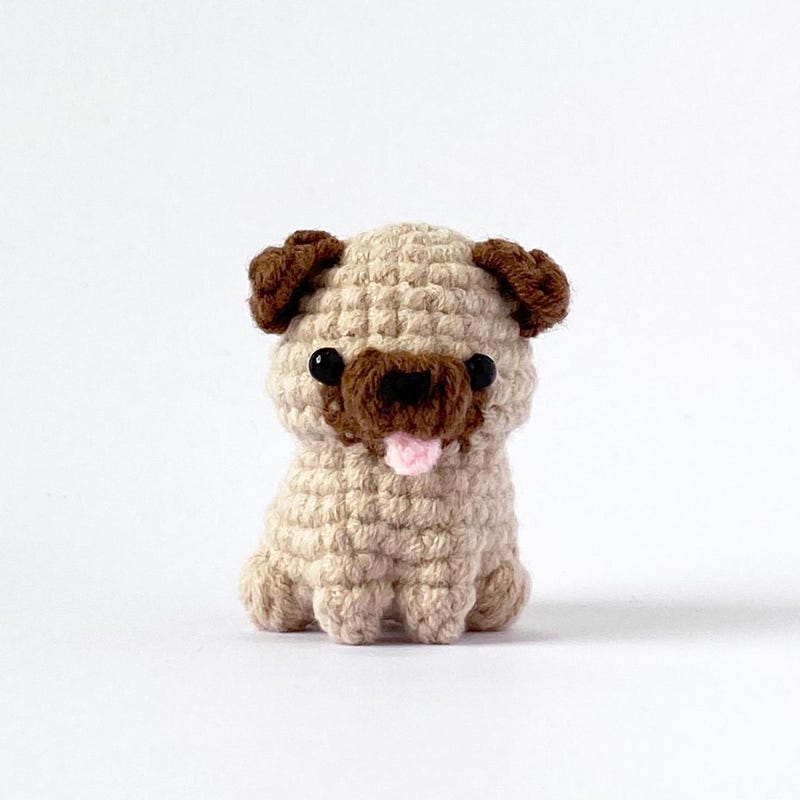 Crochet Pug - Etsy
