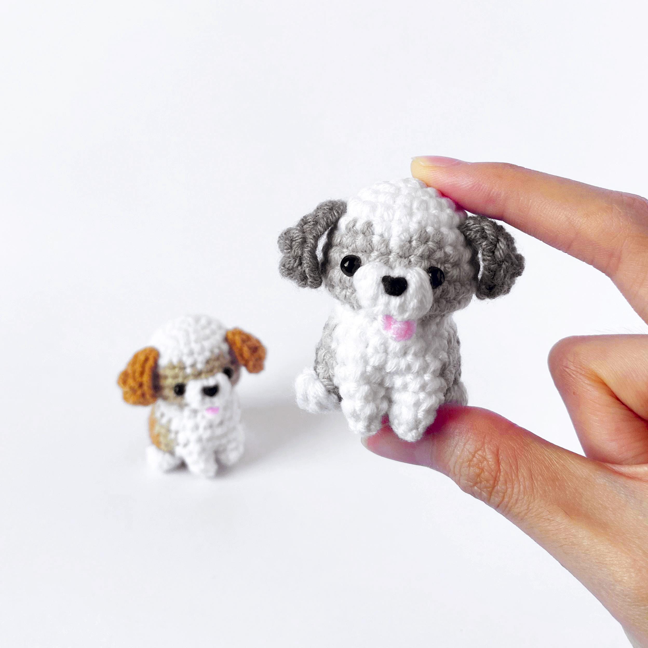 No-sew Baby Shih Tzu Crochet Pattern: Amigurumi Dog (PDF Pattern, Left ...