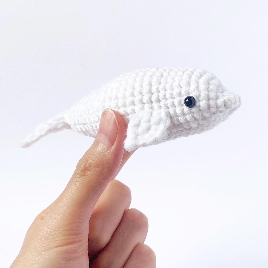 Beluga Crochet Pattern (PDF) Beluga Whale Amigurumi, Crochet White ...