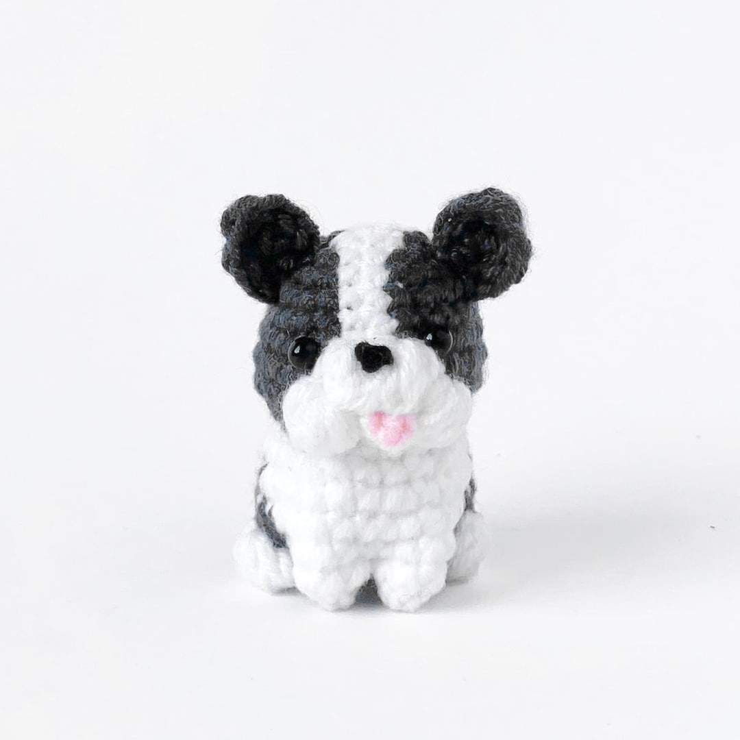 Crochet French Bulldog Pattern: Low Sew Puppy Amigurumi (PDF) - Etsy