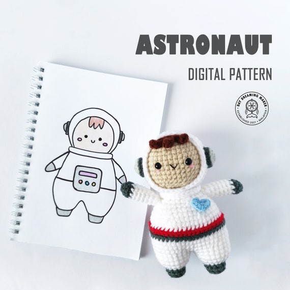 Astronaut Crochet Pattern PDF Outer Space Amigurumi Crochet - Etsy
