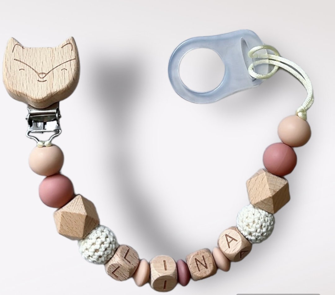 Customizable Fox Pacifier Clip, Pacifier Clip - Etsy