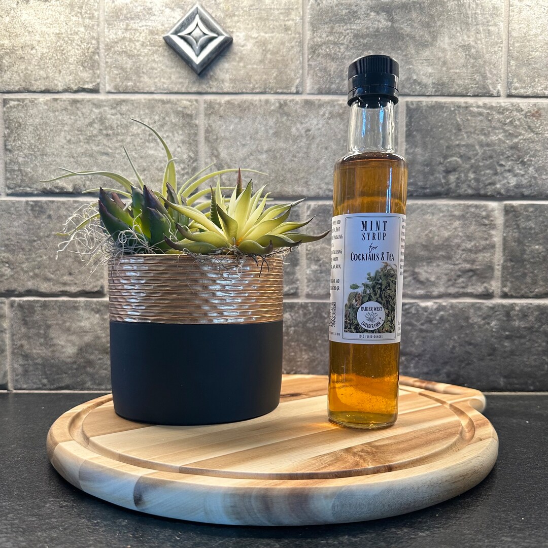 Mint Syrup - Cocktail Syrup - Mocktail Syrup - Ice Tea Syrup - Mint ...