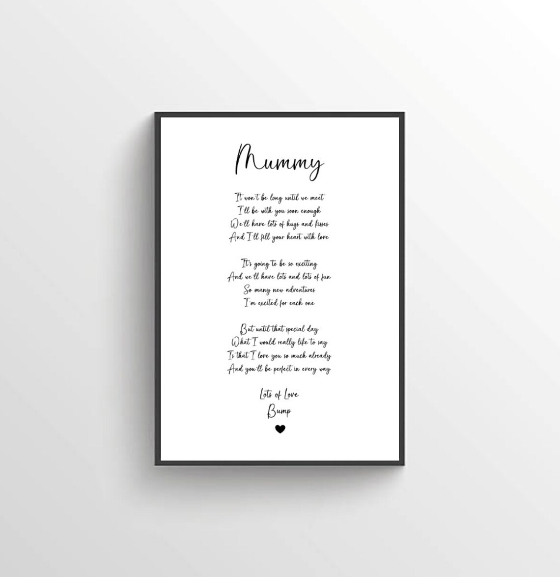 Mummy to Be Poem / Mummy to Be Print / New Mum Gift / Pregnancy Gift ...