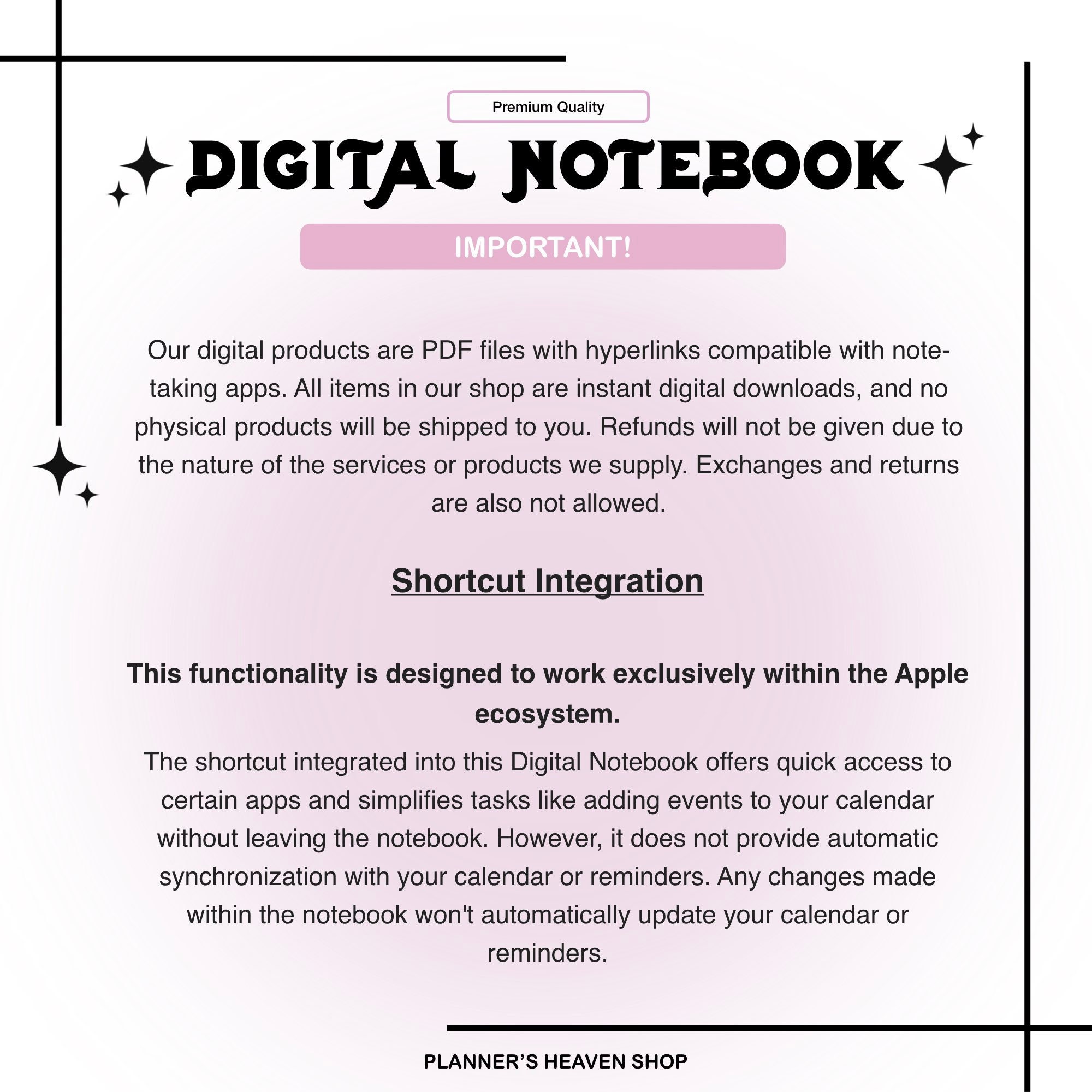 Digital Notebook With Apple Calendar Integration, Reminders | ADHD ...