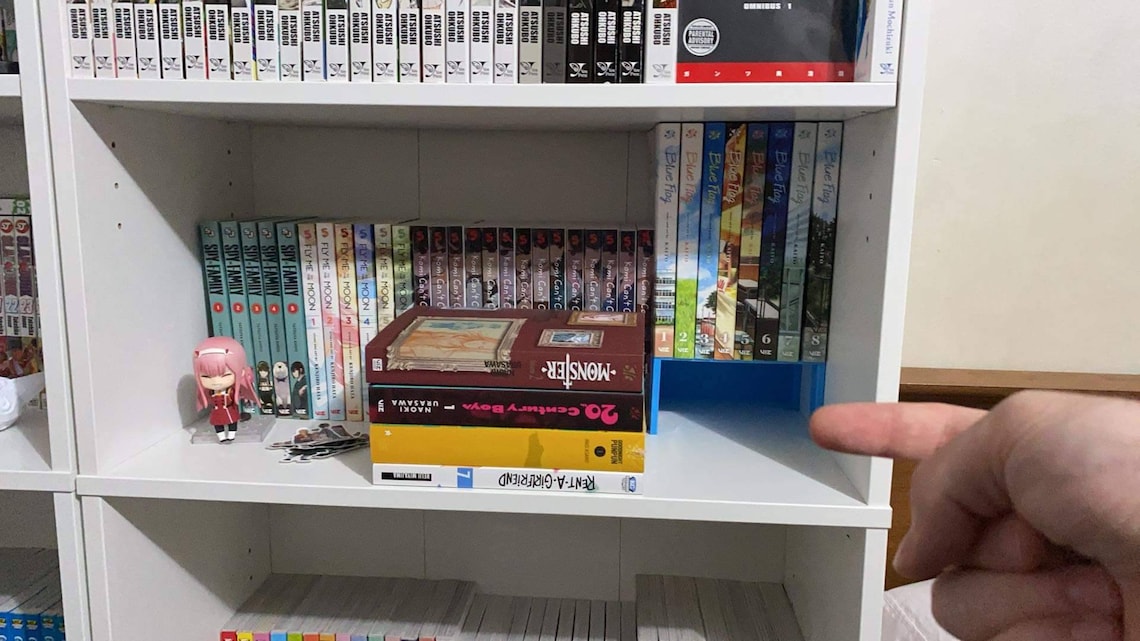 MANGA/ANIME Book Shelf Riser/organizer Dvd/cd | Etsy