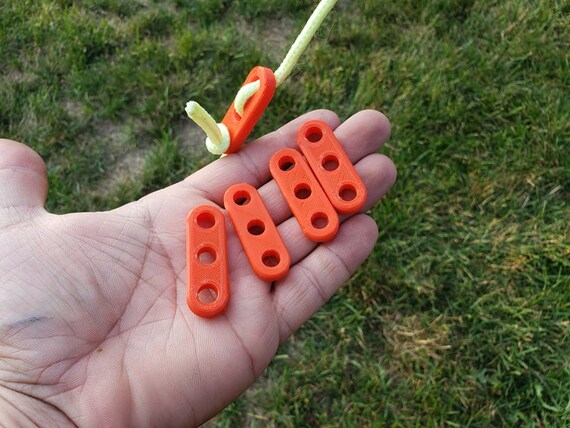 Tent Rope Tensioners Tent Rope Sliders ONE Dozen Rope Sliders | Etsy