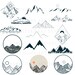 Mountain Range Bundle - Etsy