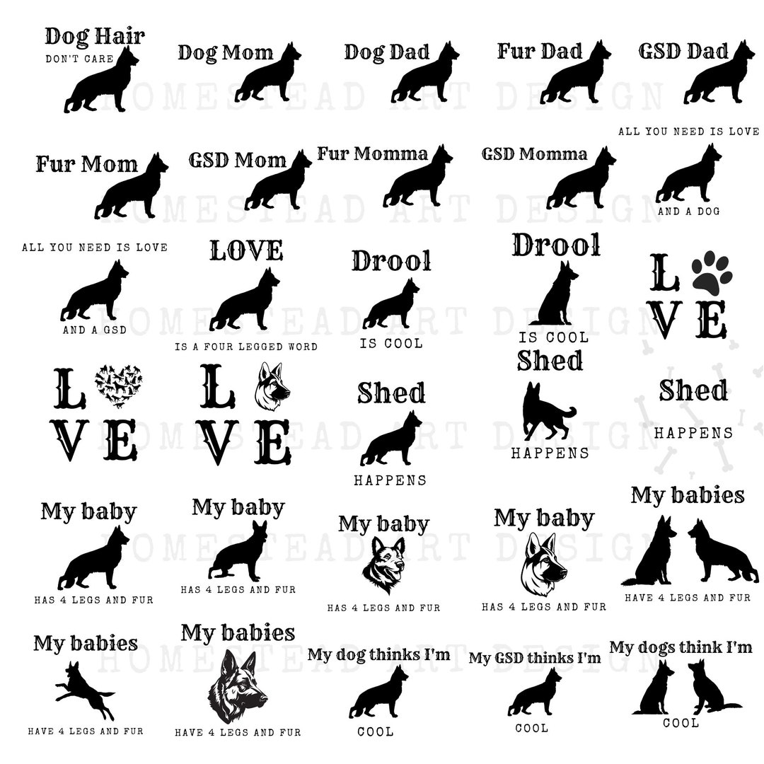 GSD SVG Bundle - Etsy