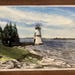 Rock Island Alexandria Bay Watercolor Painting - Digital Print - Etsy