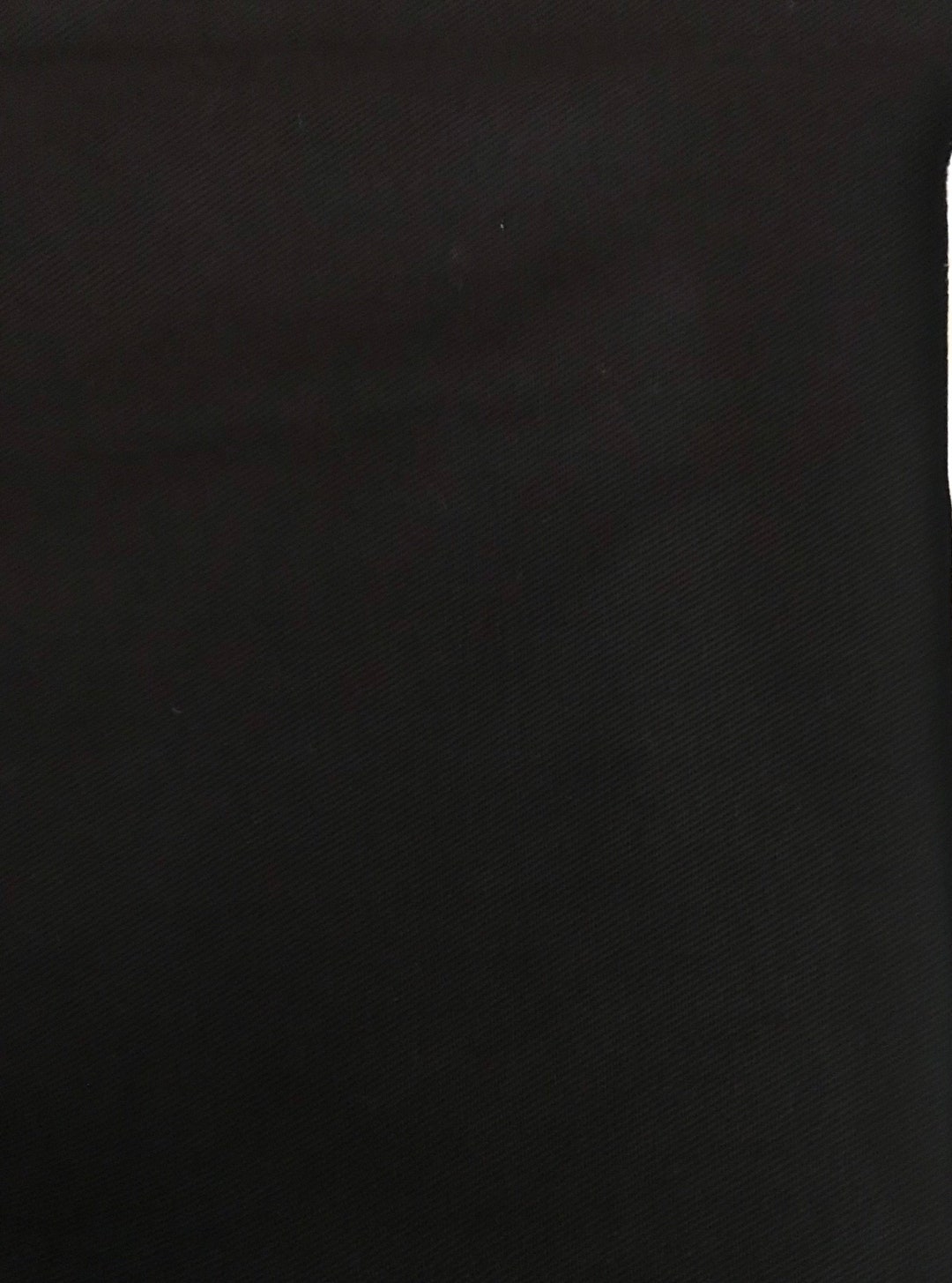 59 Vintage Fabric, Black Polyester Fabric by the Yard, Thick Polyester ...