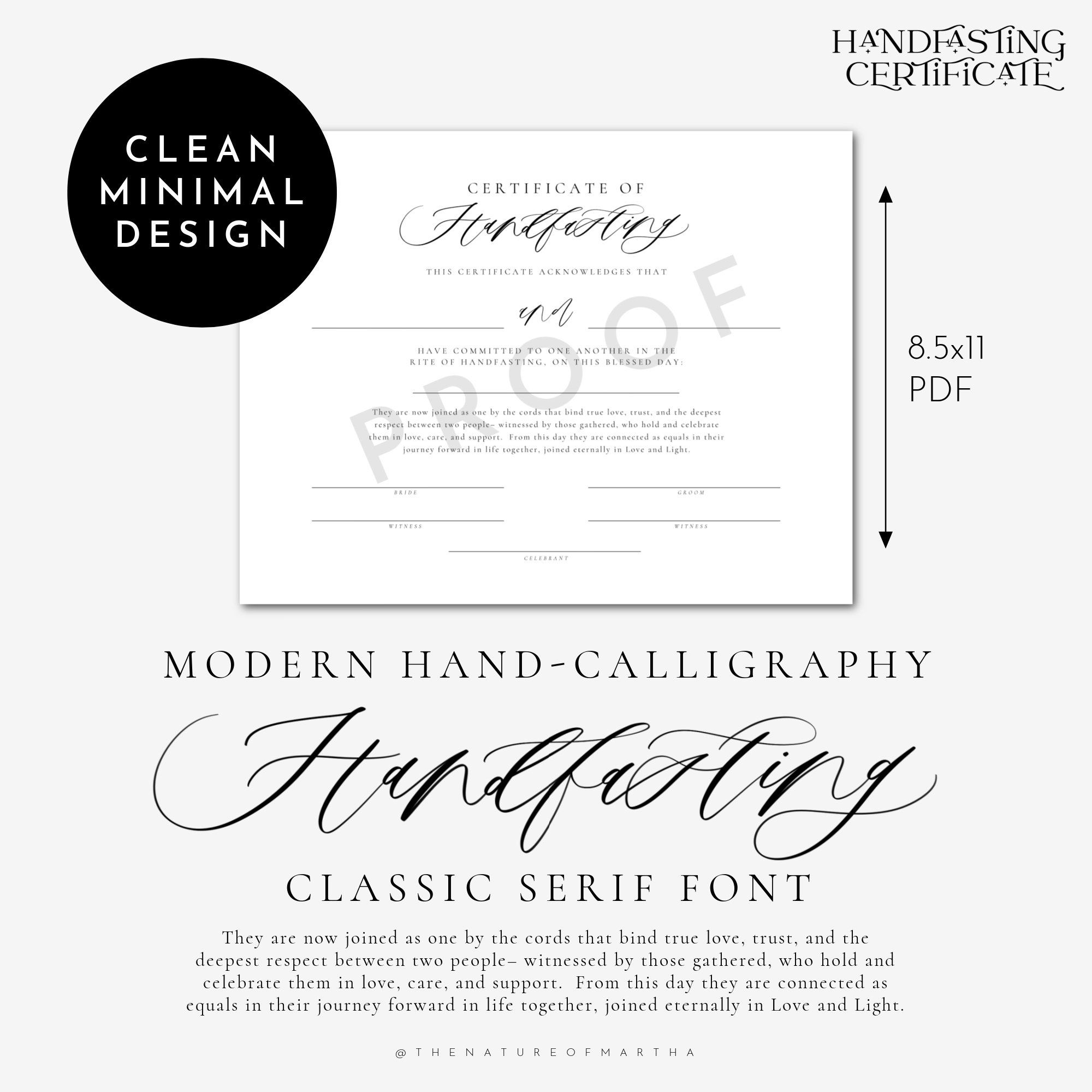 Printable Handfasting Certificate Option 2: LGBT Bride & - Etsy