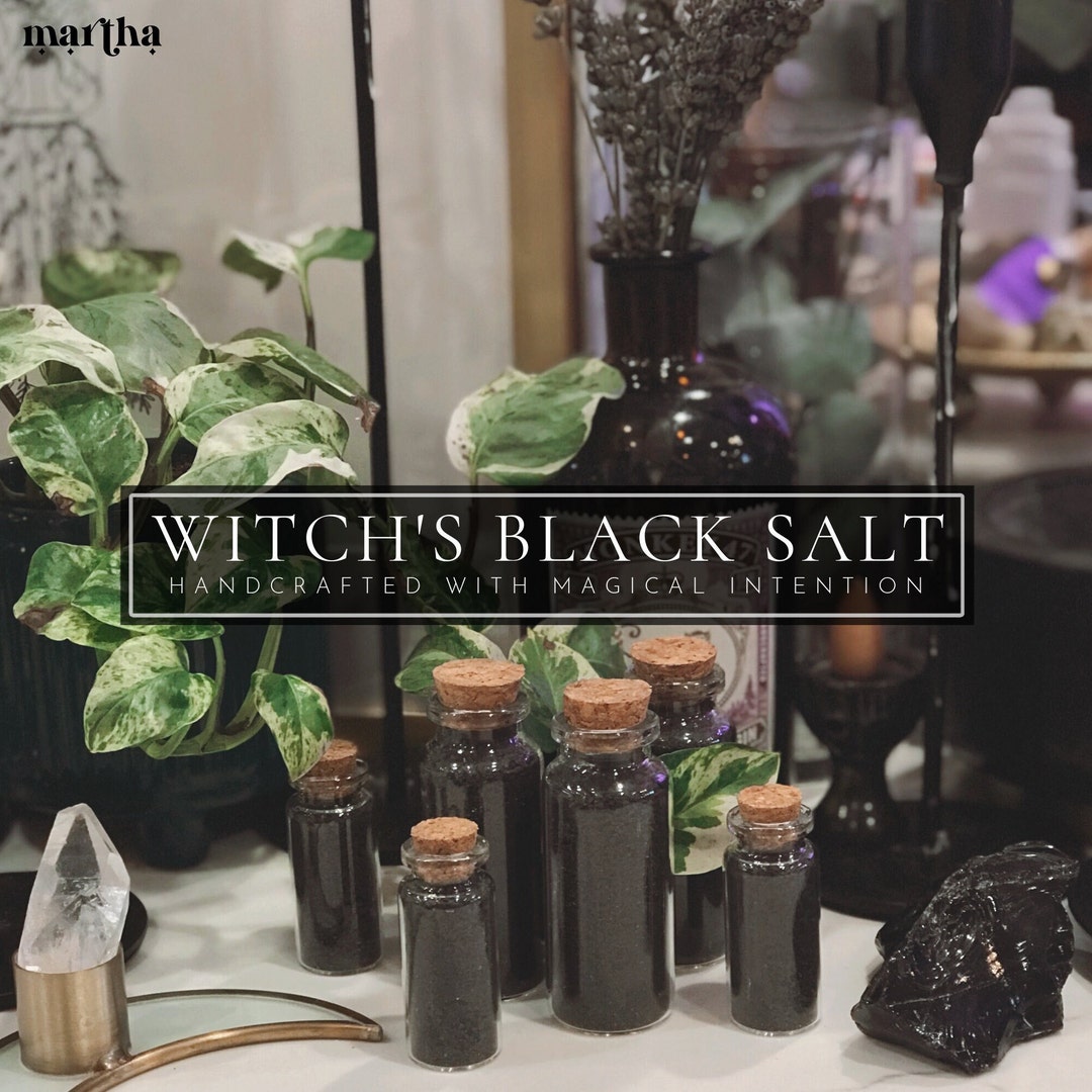 Witch's Black Salt for Protection & Ritual Magic | Three Sizes ...