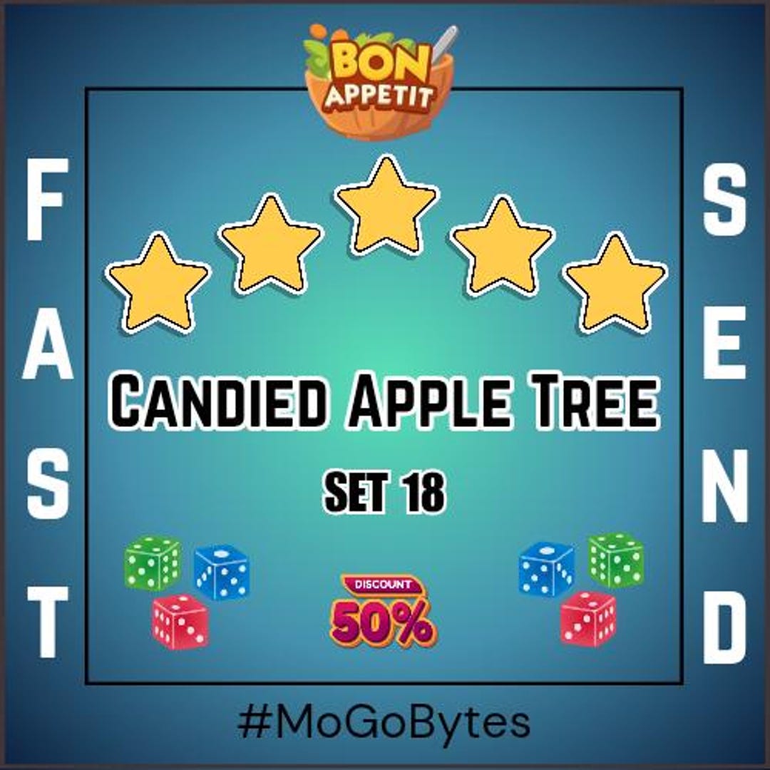 Candied Apple Tree | Mogo 5-star Sticker | FAST SEND - Etsy