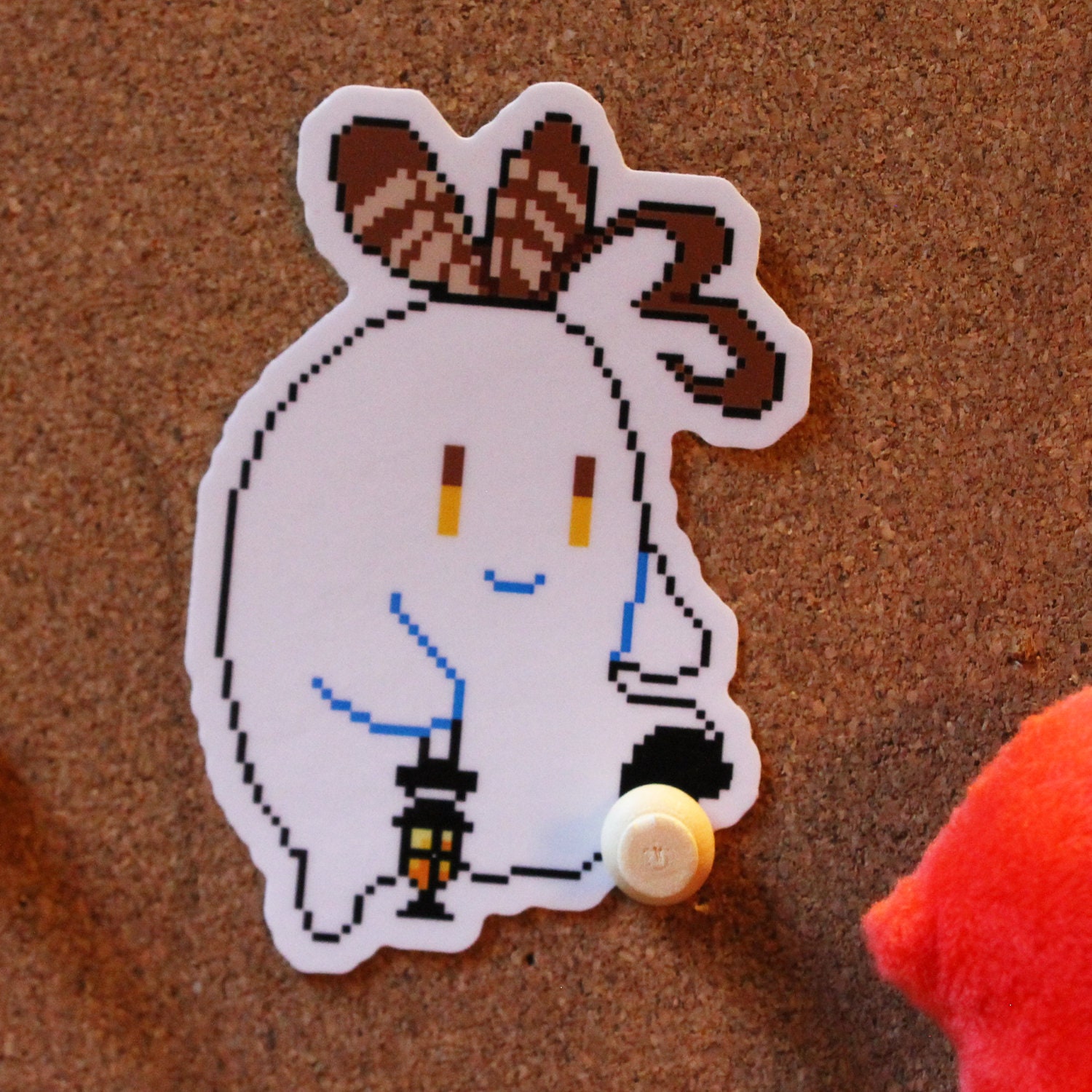 Ghost Mumei Hololive Cute Pixel Art Sticker - Etsy