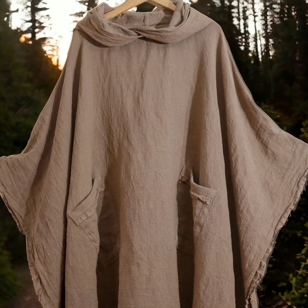 Poncho With Hood - Etsy