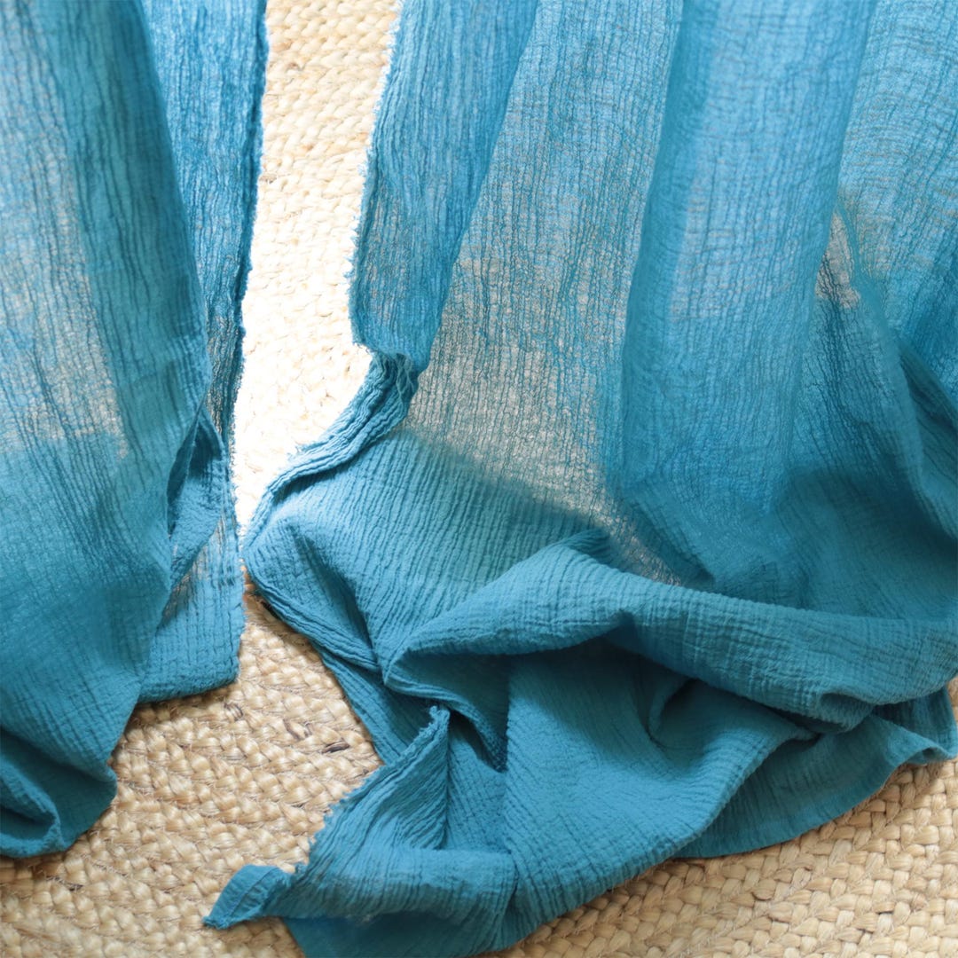 Bohemian Curtains/crepe Muslin Drapes/custom Drapes/sheer Drapes/boho ...