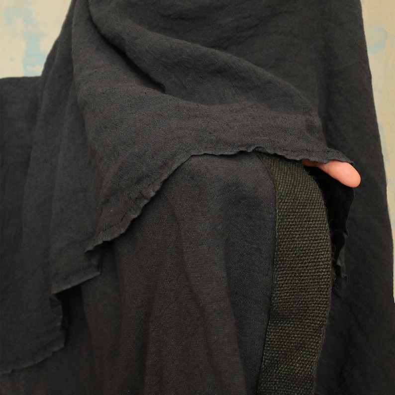 Hemp Cloak/hemp Poncho/wide Medieval Cape - Etsy