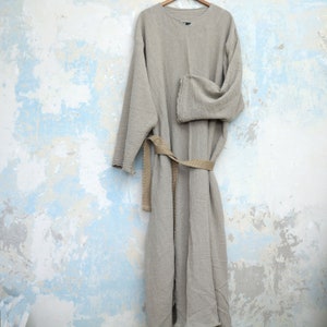 Hemp Monk Tunic: Medieval Renaissance Style, Hand-stitched - Etsy