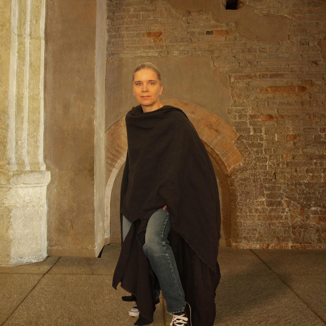 Medieval Cape/black Hooded Poncho/hooded Cape/hemp Cape/hemp Jacket ...