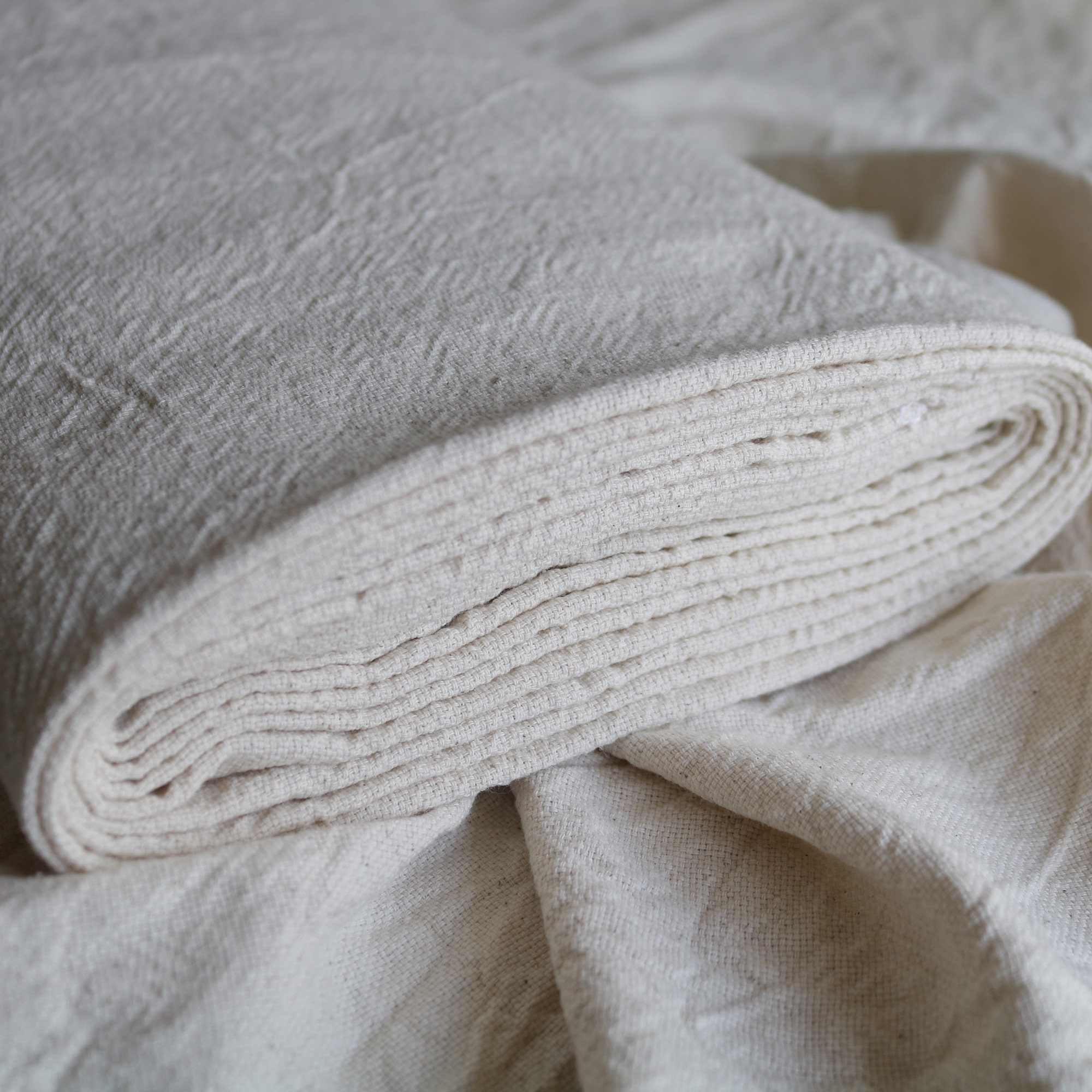 Washed Cotton Fabric for Your Bathrobe 230 Gsm/natural Cotton - Etsy