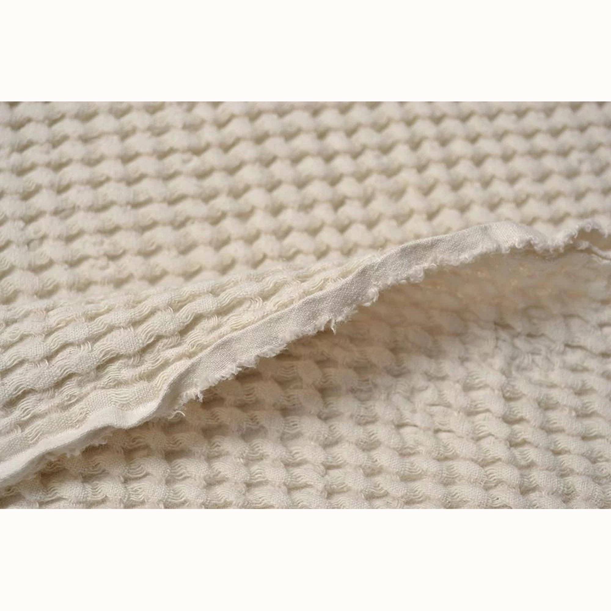 Waffle Cotton and Linen Fabric, Cut to Size, for Bath Towels, Hand ...