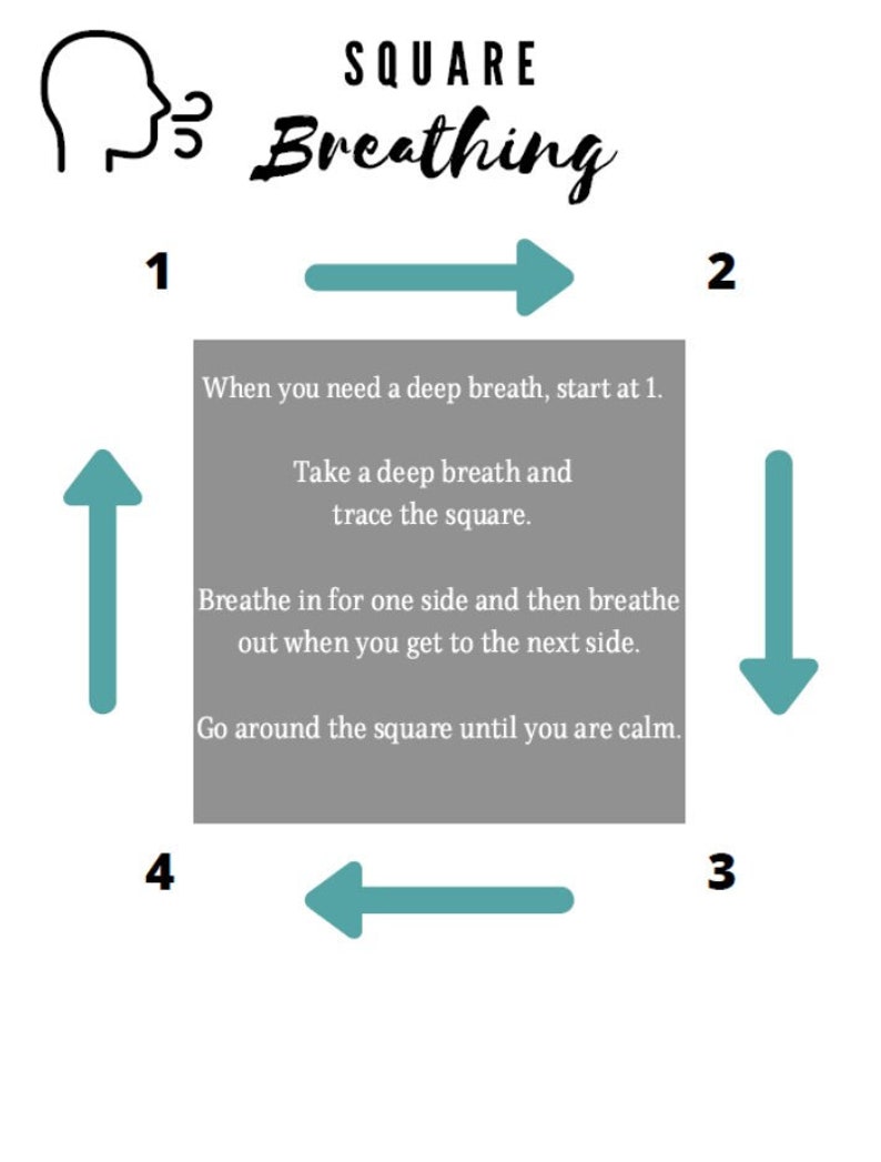 Square Breathing Visual - Etsy