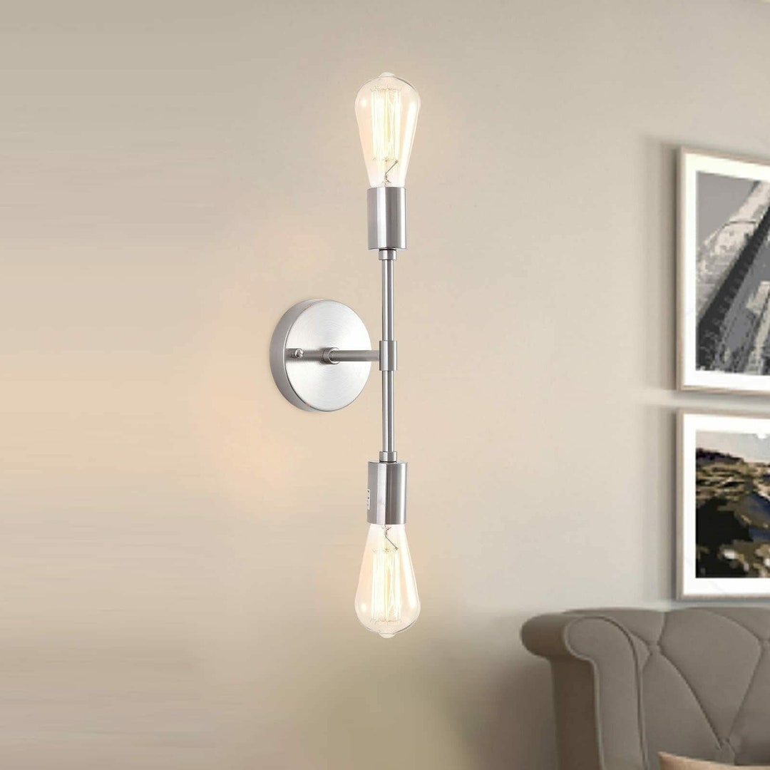 Contemporary Wall Sconce Living Room Hallway Wall Lamp 2 Light Fixture ...