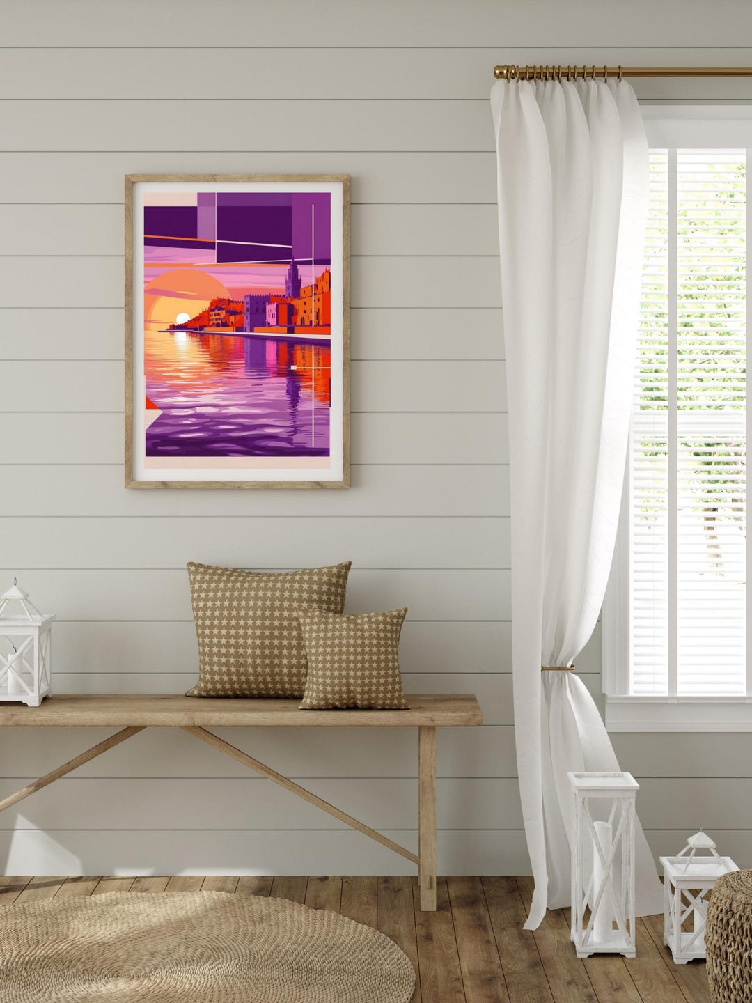 Abstract Sunset in Malta – Sunset - Malta - Home Decor - Modern Sunset ...