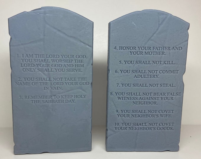 Ten Commandments in Paleo Hebrew Script Recreation - Etsy