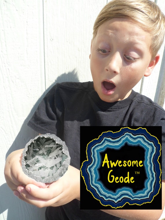 Awesome Geode™ GROW GEODE CRYSTALS S.T.E.M Science Project - Etsy