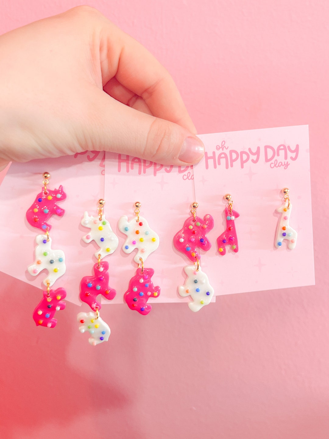 Animal Cracker Earrings - Etsy