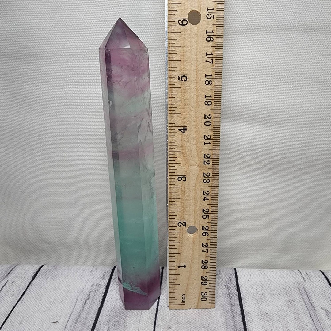 Watermelon Fluorite Tower - Etsy